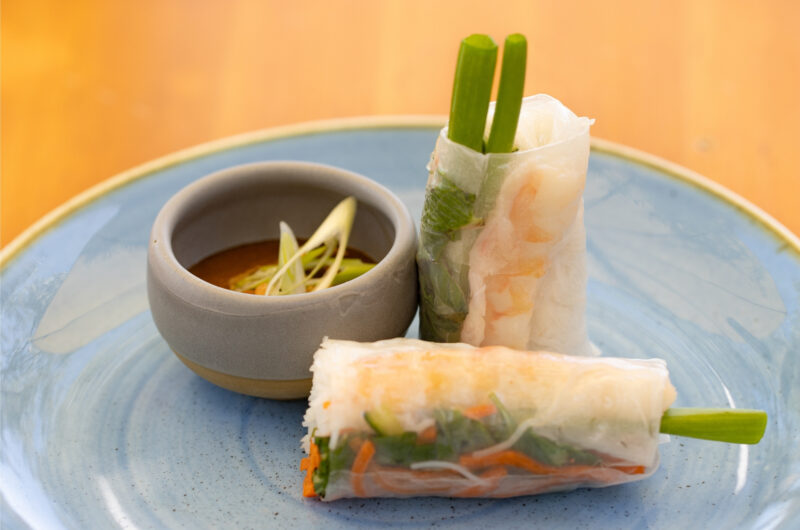Shrimp Spring Roll - B Cellars Winery